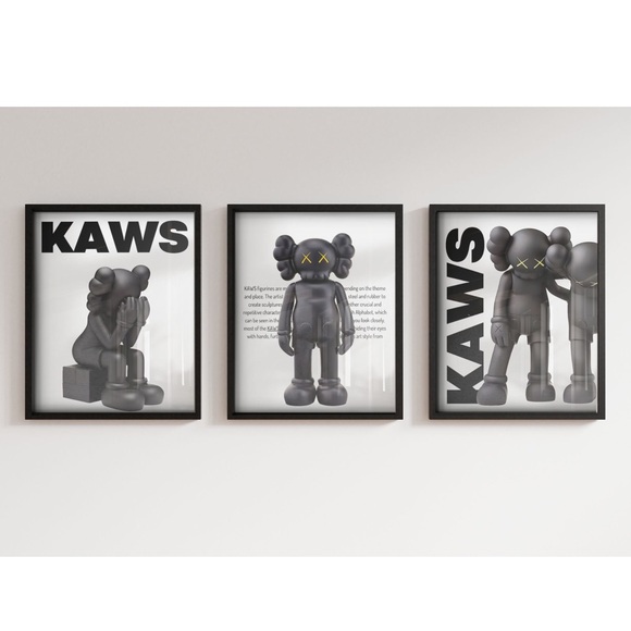 KAWS | Wall Decor | Kaws Wall Art Set | Poshmark